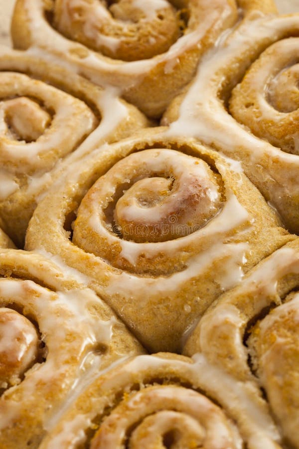 Homemade Cinnamon Roll Sticky Buns Stock Photo - Image of breakfast ...