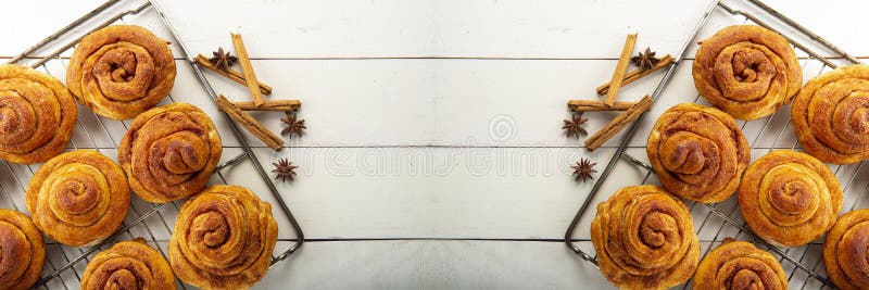 Homemade cinnamon rolls stock image. Image of bakery - 246162219