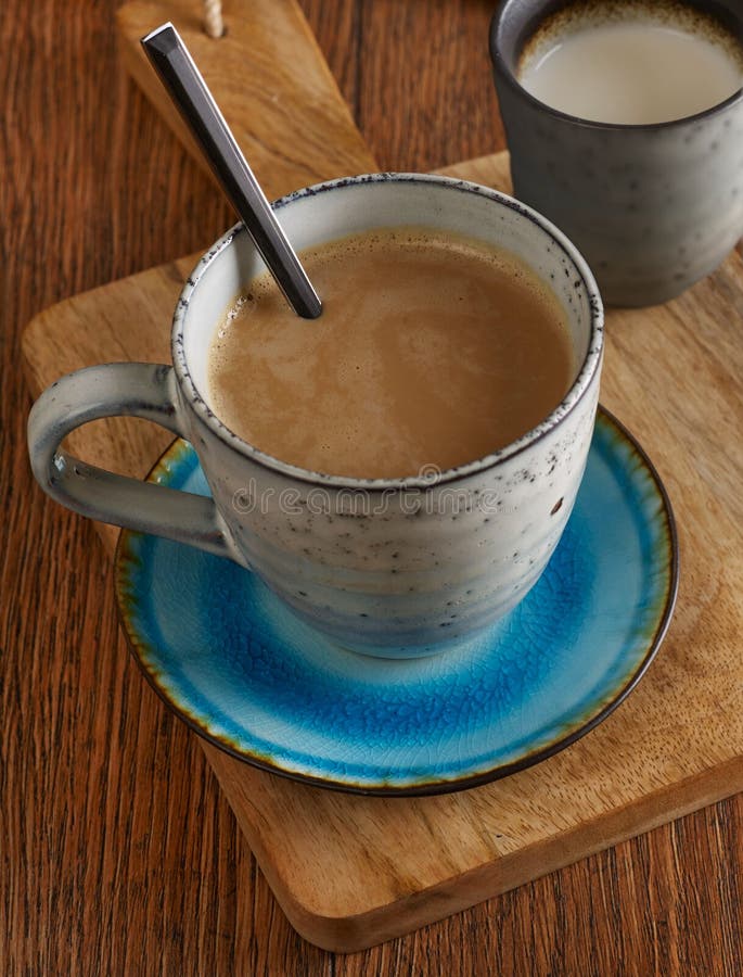 Homemade coffee with milk stock photo. Image of espresso - 238628200