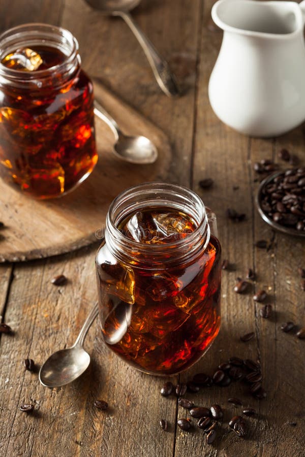 Homemade Cold Brew Coffee stock image. Image of breakfast - 53561531