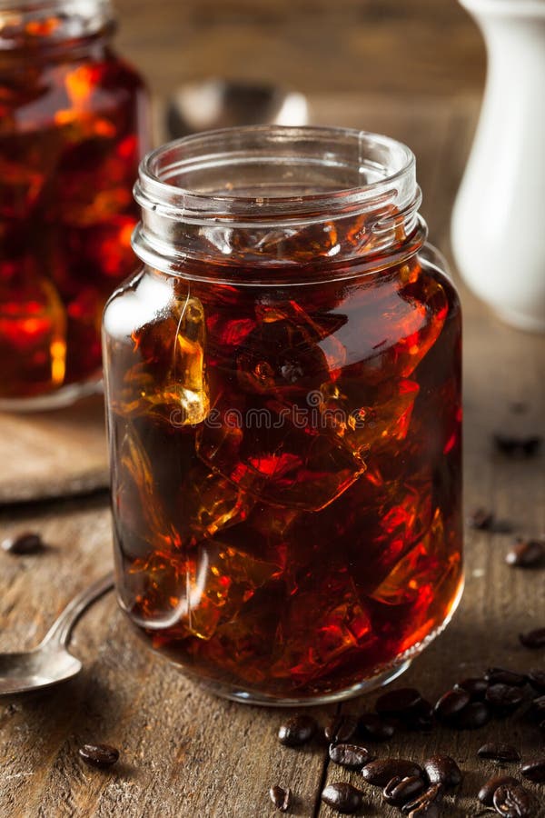 Homemade Cold Brew Coffee stock image. Image of cold - 53561533