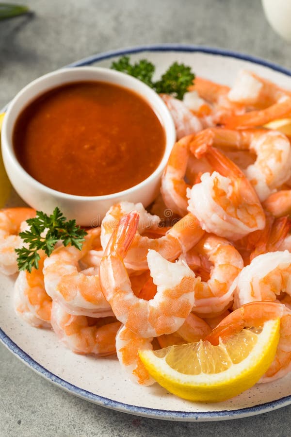 Homemade Cold Shrimp Cocktail Stock Image - Image of shellfish, tasty ...