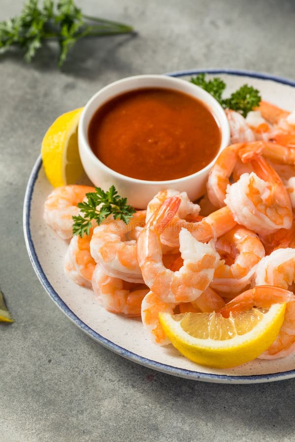 Homemade Cold Shrimp Cocktail Stock Photo - Image of delicious, seafood ...