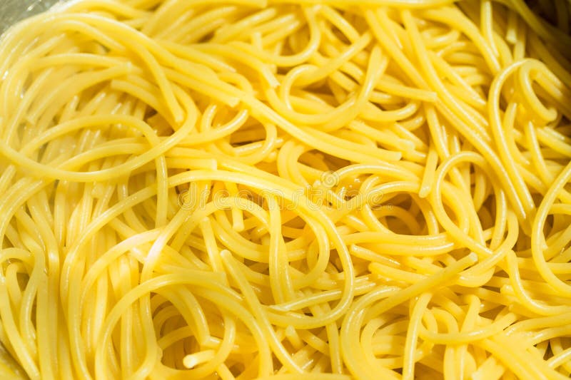 Homemade Cooked Italian Spaghetti Pasta Stock Photo - Image of cuisine ...
