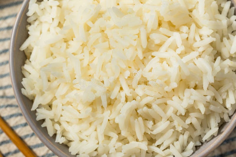Homemade Cooked White Rice stock image. Image of grain - 325993401
