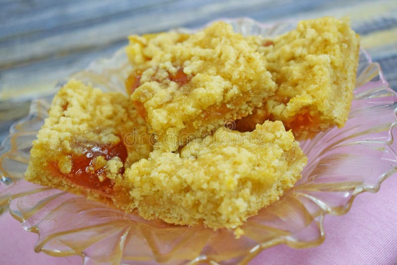 Homemade Cookies With Apricot Jam Stock Image Image Of Cake Marmalade 138205223