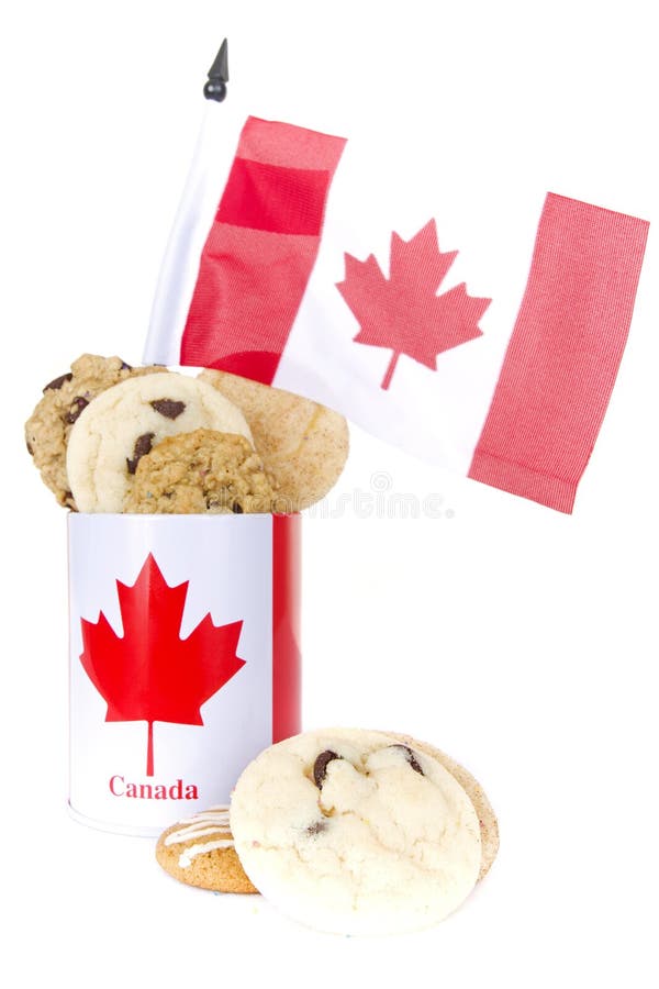 Homemade Cookies Canada Day Stock Photo - Image of apple, homemade ...