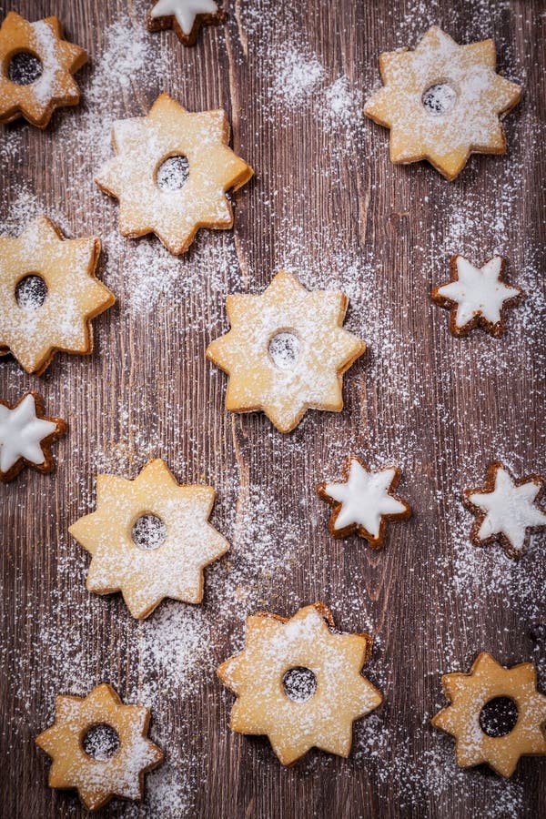 Homemade Cookies for Christmas Stock Image - Image of celebration ...