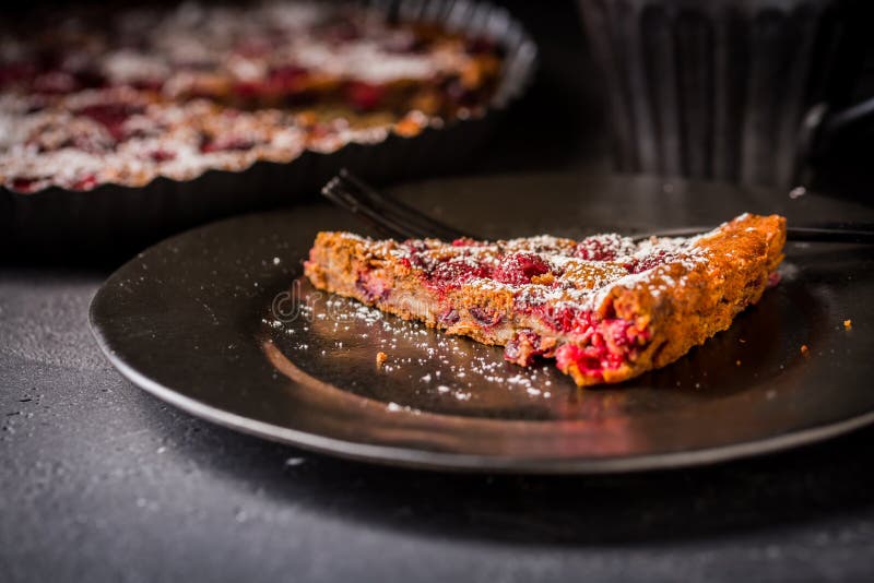 Homemade Cranberry and Raspberry Pie for Christmas Stock Photo - Image ...