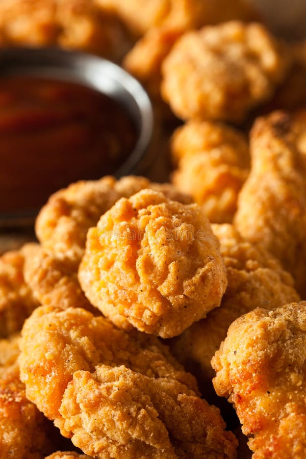 Homemade Crispy Popcorn Chicken Stock Image - Image of fast, diet: 52320685