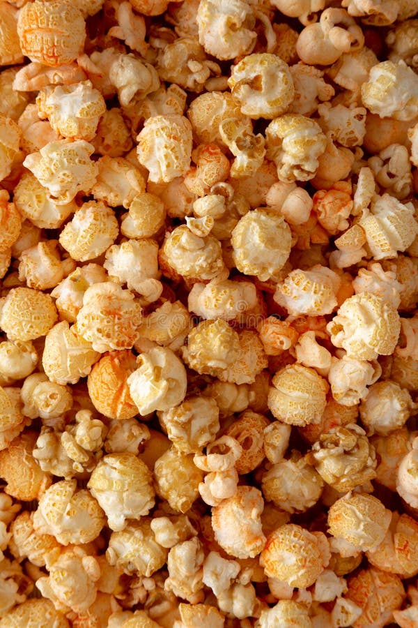 Homemade Crunchy Chicago-Style Popcorn with Caramel and Cheese Stock ...