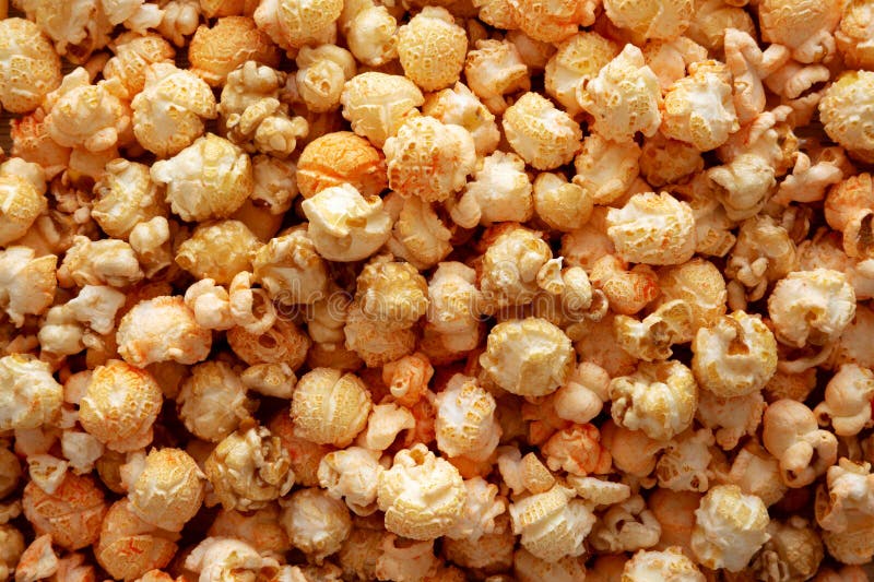 Homemade Crunchy Chicago-Style Popcorn with Caramel and Cheese Stock ...