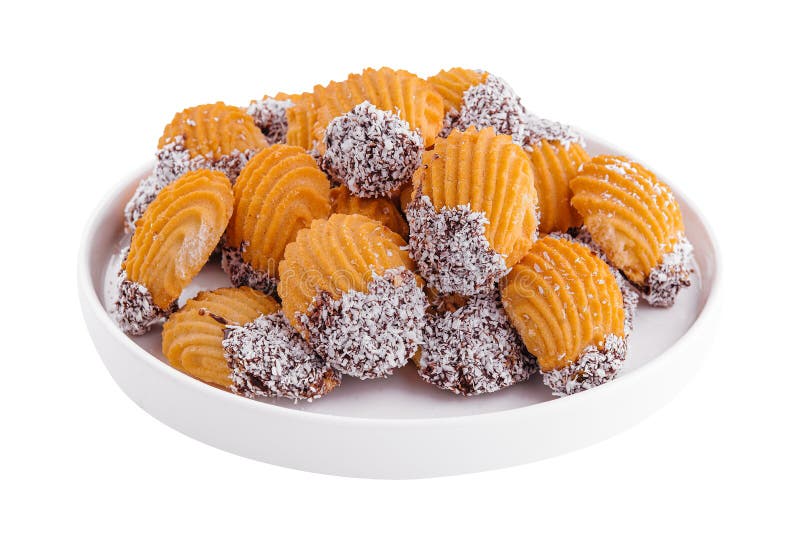 Homemade Crunchy Cookies with Chocolate Cream Stock Image - Image of ...