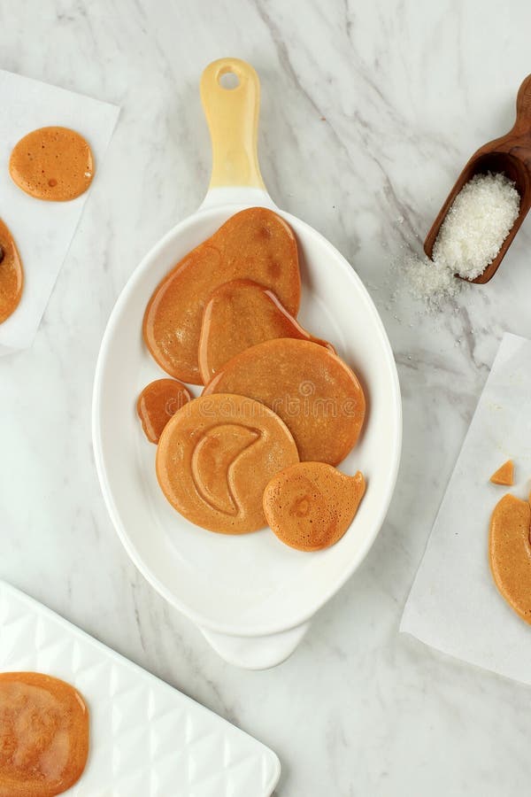 Homemade Dalgona Korean Candy Stock Image - Image of shape, game: 276378705