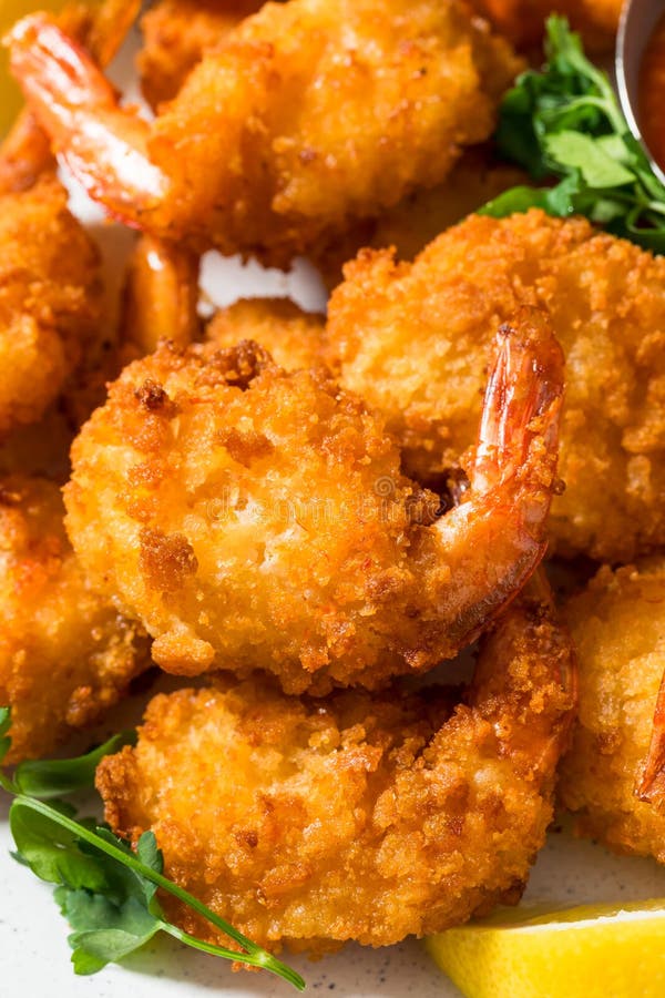 Homemade Deep Fried Panko Shrimp Stock Image - Image of cuisine ...