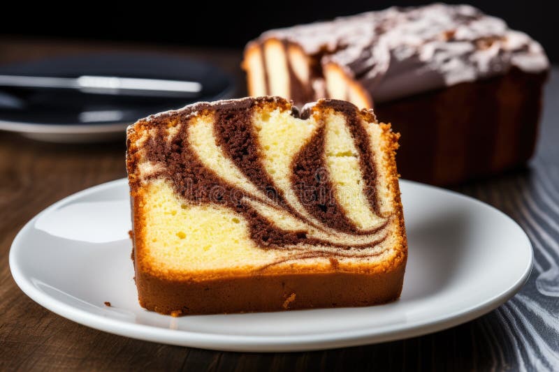 Homemade Delicious Zebra Marble Cake Stock Image - Image of zebra, food ...