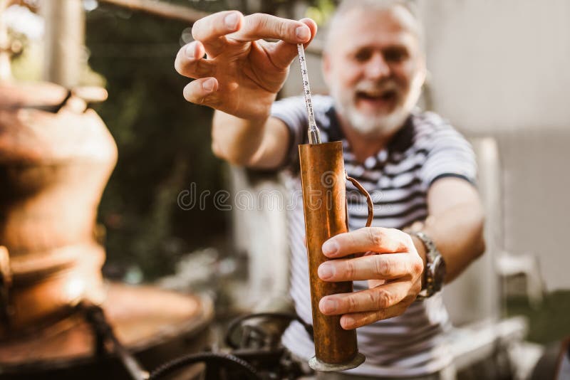 Homemade Distillery for Making Brandy Stock Photo - Image of machinery ...