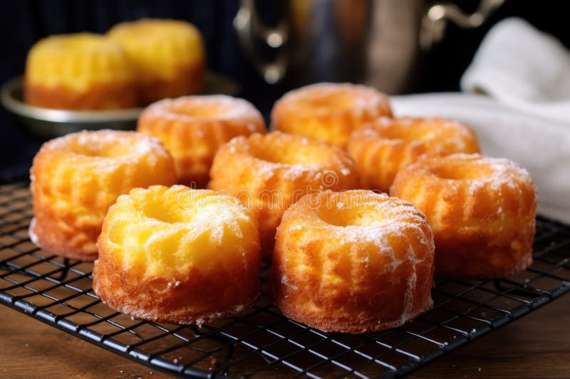 Homemade Donuts Cooling on a Wire Rack Stock Image - Image of homemade ...