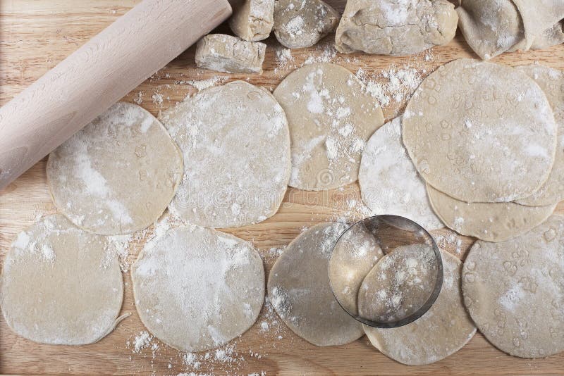 Dough for Cooking stock image. Image of round, food, ingredient - 29758107