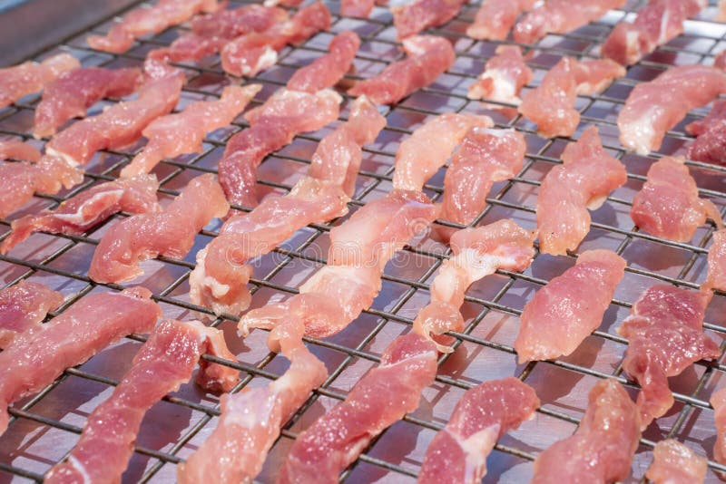 Homemade Dried Pork Thai Food Stock Photo - Image of thai, food: 181451040