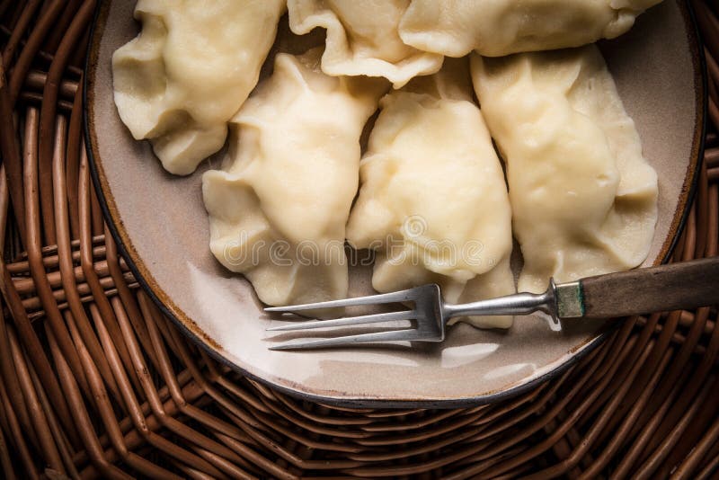 Homemade Dumplings with Cheese. Stock Photo - Image of sugar, dumpling ...