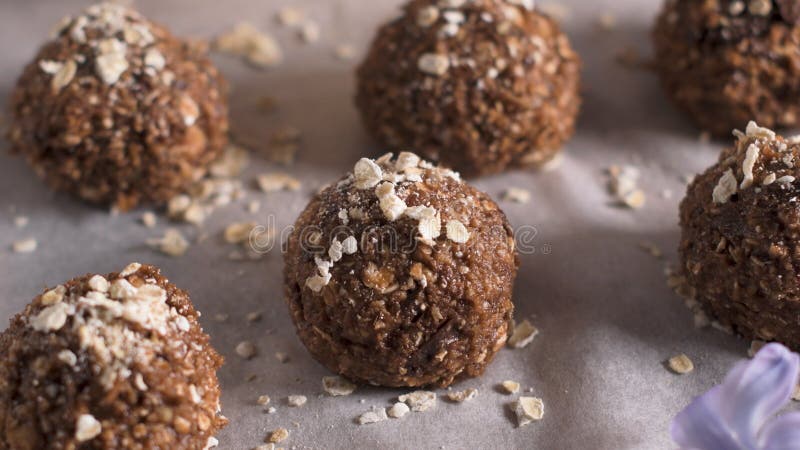 Homemade energy balls stock image. Image of snack, dessert - 291700987