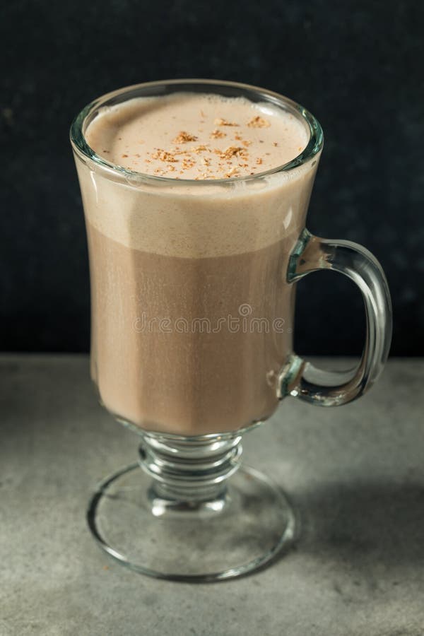 Homemade Festive Chocolate Eggnog Stock Photo - Image of alcoholic ...