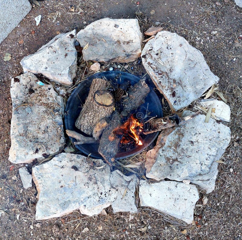 Homemade Fire for Baking Bread Stock Image - Image of homemade, bread ...