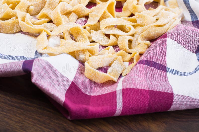 Homemade fresh pasta. stock photo. Image of macaroni - 23926754