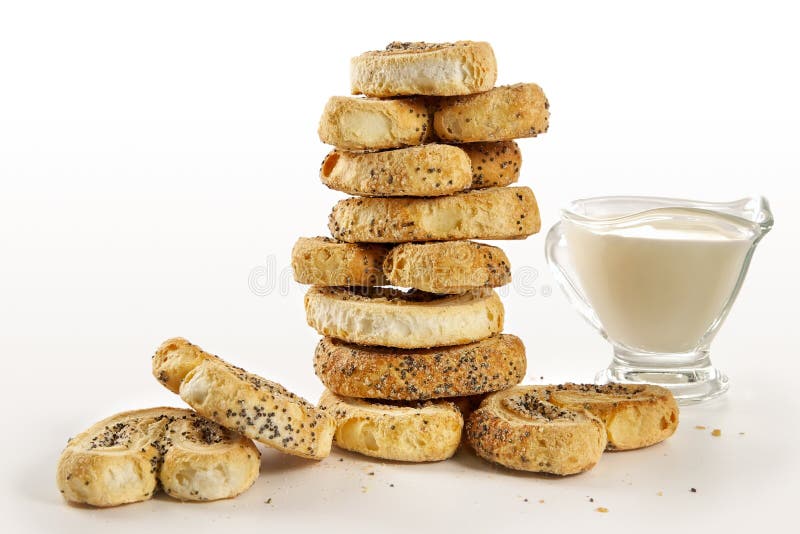 Homemade Friable Cookies and Cream Stock Photo - Image of bake ...