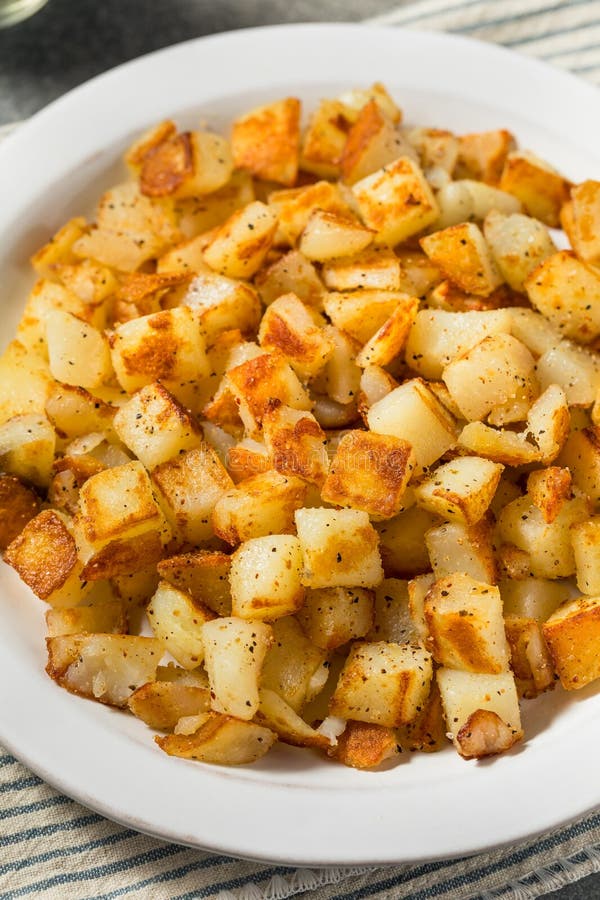 Homemade Fried Potato Hash Browns Stock Photo - Image of snack, food ...
