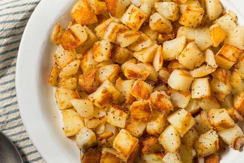 Homemade Fried Potato Hash Browns Stock Image - Image of hash, browns ...