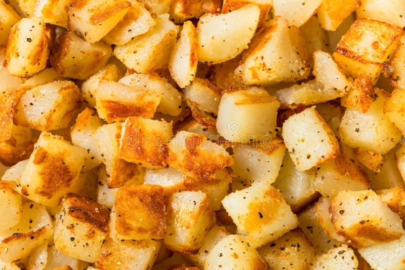 Homemade Fried Potato Hash Browns Stock Image - Image of vegetable ...
