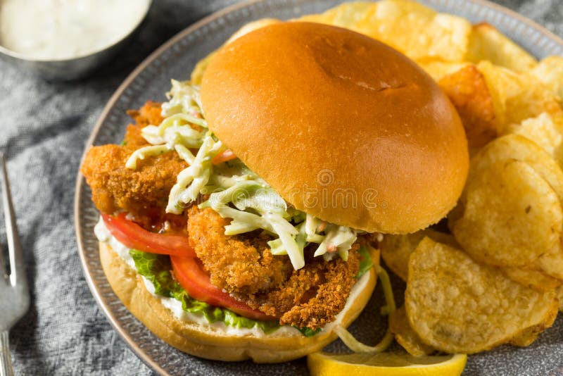 Homemade Fried Soft Shell Crab Sandwich Stock Image - Image of tasty ...
