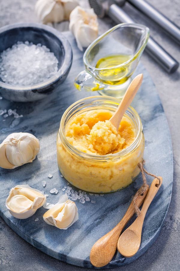 Homemade Garlic Butter Baguette Stock Image - Image of closeup ...