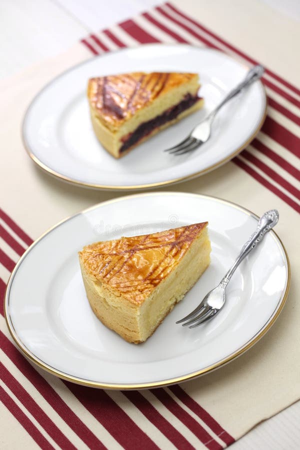 Homemade gateau basque stock photo. Image of cake, dish - 63600588