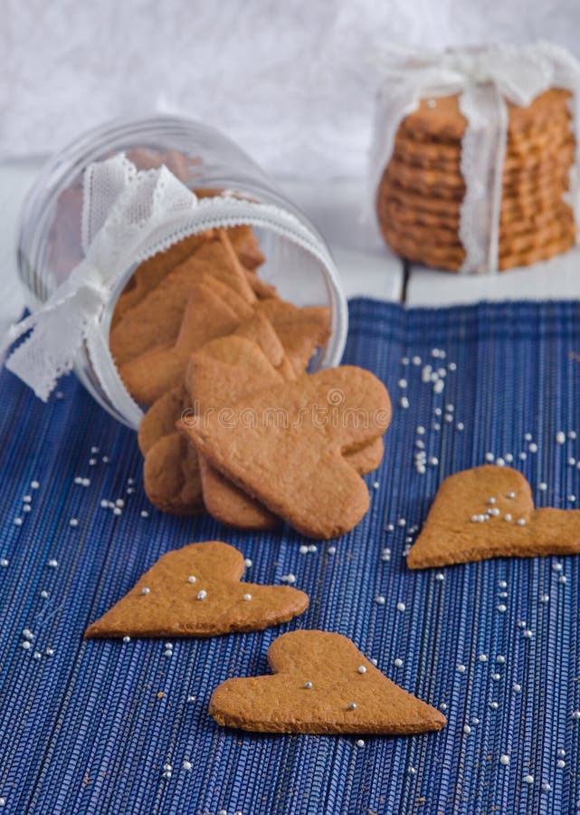 Homemade ginger biscuits stock image. Image of bake, biscuit - 39492171