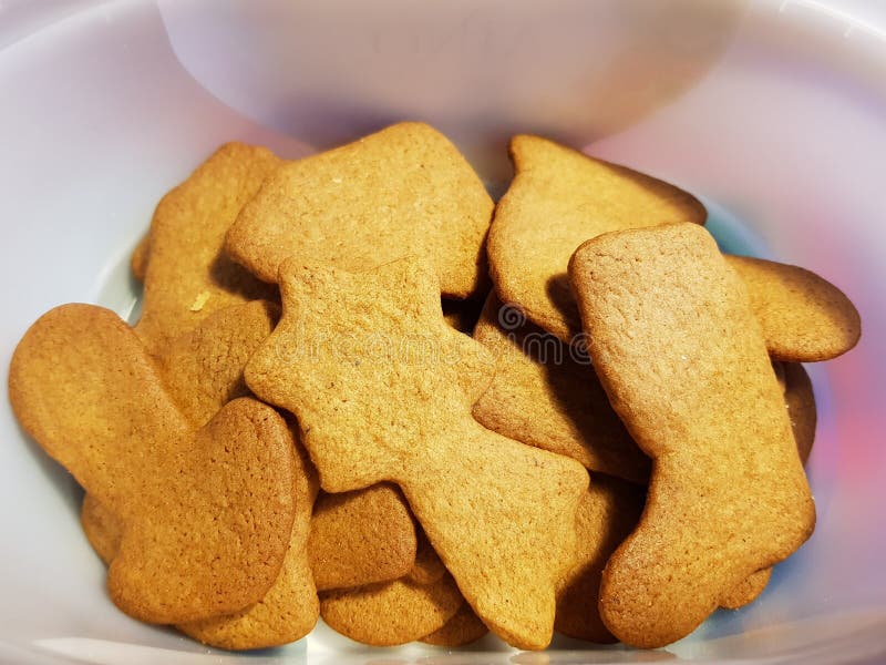 Homemade Gingerbread, Close-up Stock Photo - Image of close, xmas ...