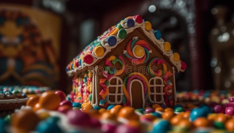 Homemade Gingerbread House, a Sweet Winter Tradition Generated by AI ...