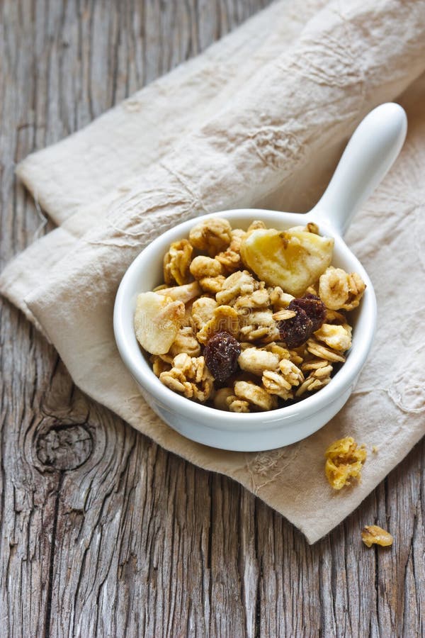Homemade granola. stock image. Image of diet, ingredient - 27264987