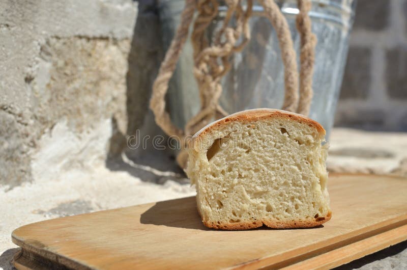 Homemade Half Loaf of Bread Stock Photo - Image of loaf, gourmet: 107202062
