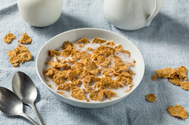 Homemade Healthy Corn Flakes Stock Photo - Image of natural, snack ...