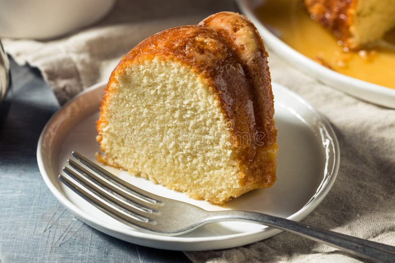 Homemade Holiday Buttered Rum Cake Stock Image - Image of loaf, brioche ...