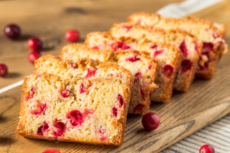 Homemade Holiday Cranberry Bread Stock Photo - Image of healthy ...