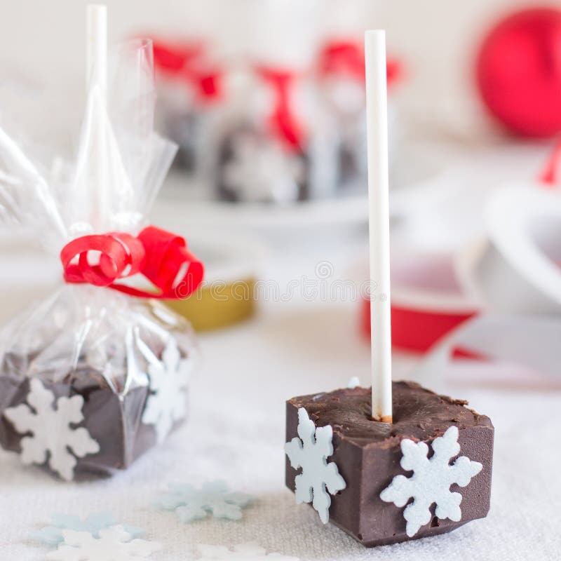 Homemade Hot Chocolate Sticks Stock Image - Image of drink, stick: 82213009