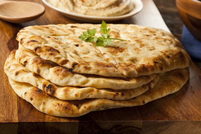 Homemade Indian Naan Flatbread Stock Photo - Image of meal, fresh: 33118938