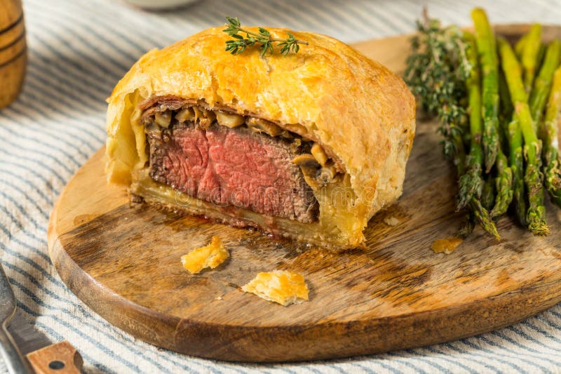 Homemade Individual Beef Wellingtons Stock Photo - Image of traditional ...