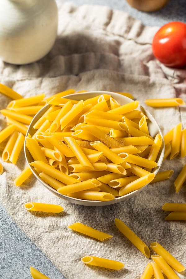 Homemade Italian Dry Mostaccioli Pasta Stock Image - Image of diet ...