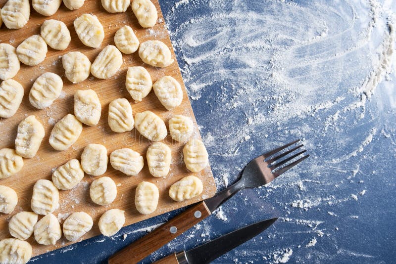 Homemade Italian Traditional Gnocchi Dish Stock Photo - Image of ...