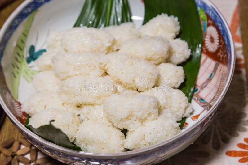 Homemade Japanese Rice Ball Stock Image - Image of rice, dinner: 92820139